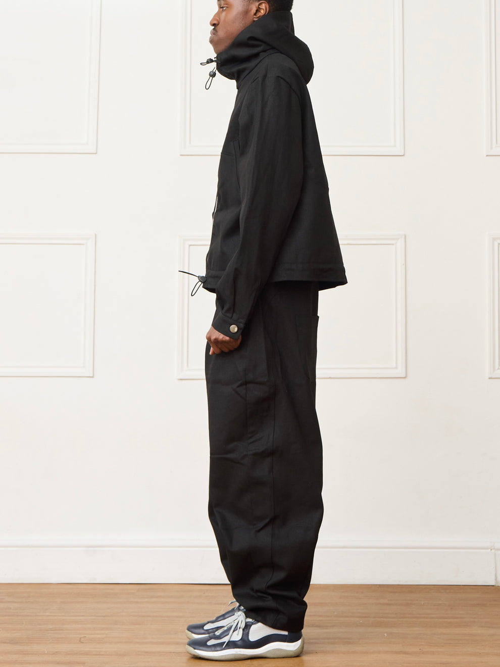 jamie jacket - black denim – K&R London