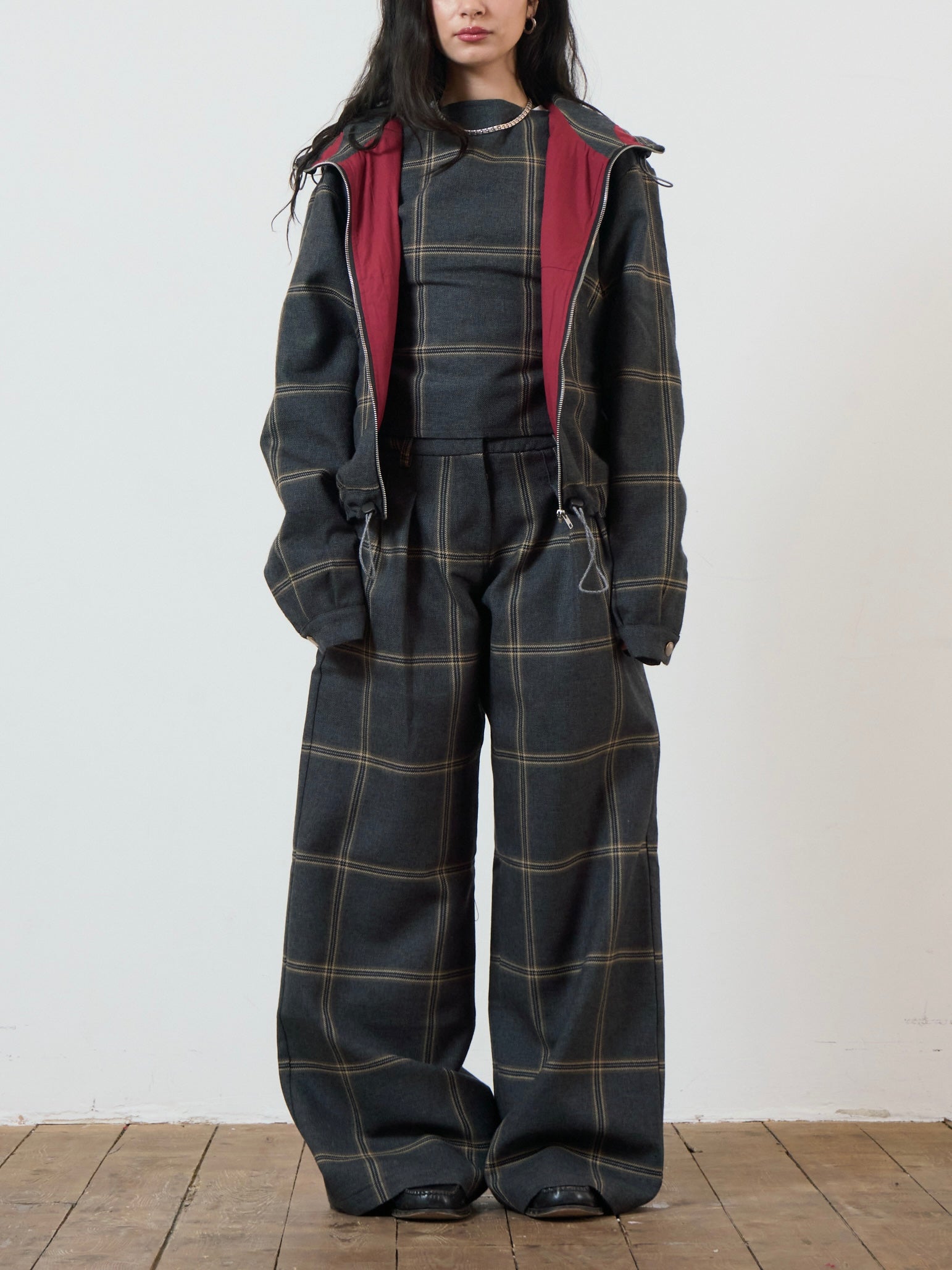 jamie jacket - grey wool – K&R London