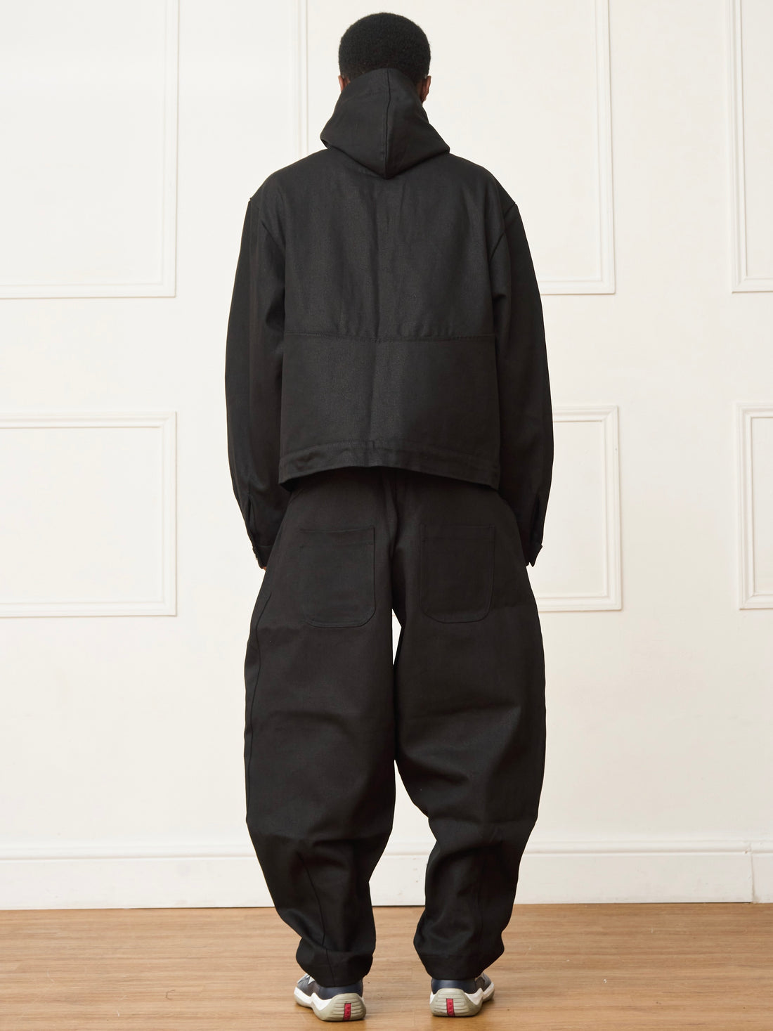 jamie jacket - black denim – K&R London