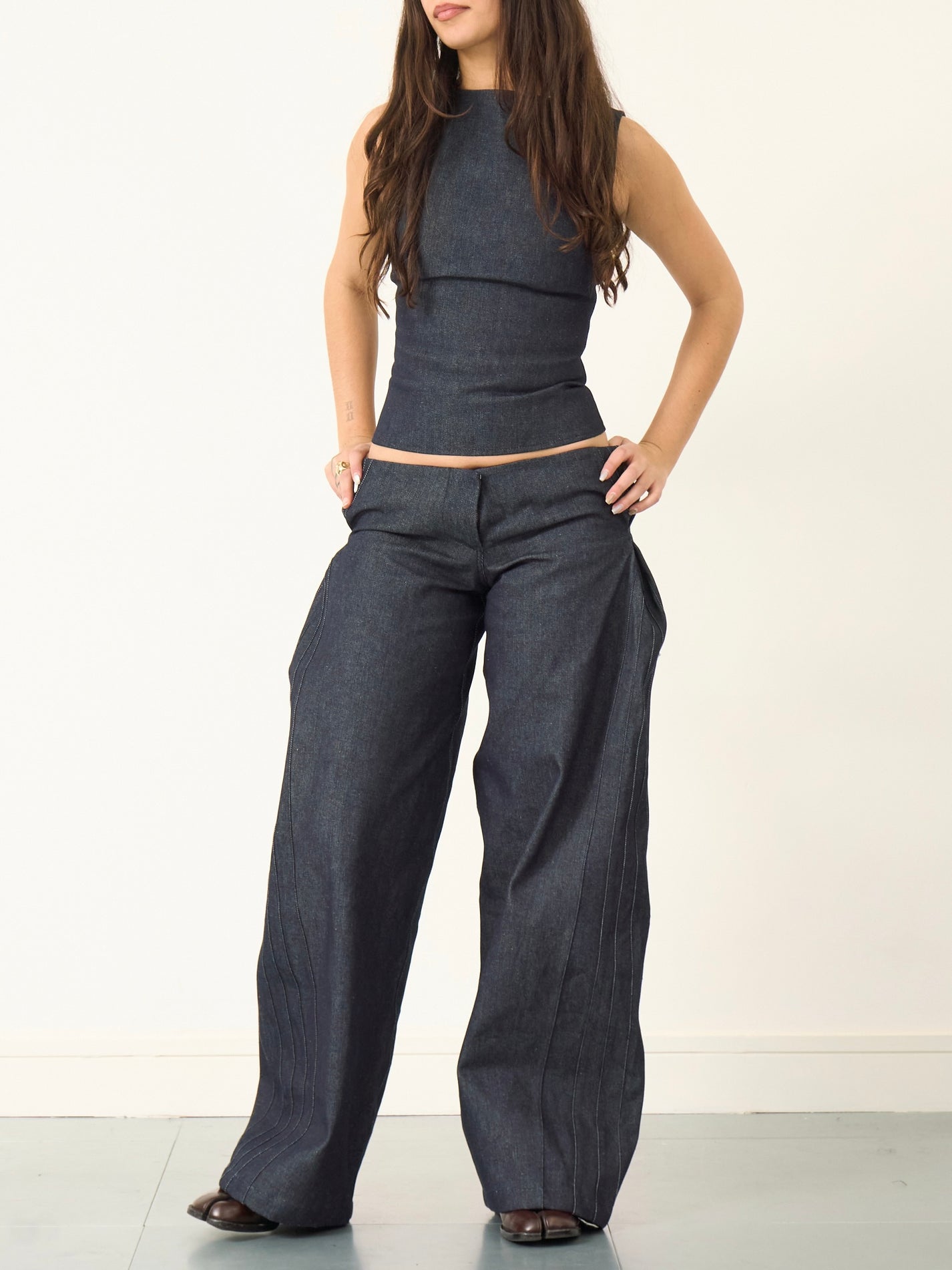 tommy jean - navy denim – K&R London